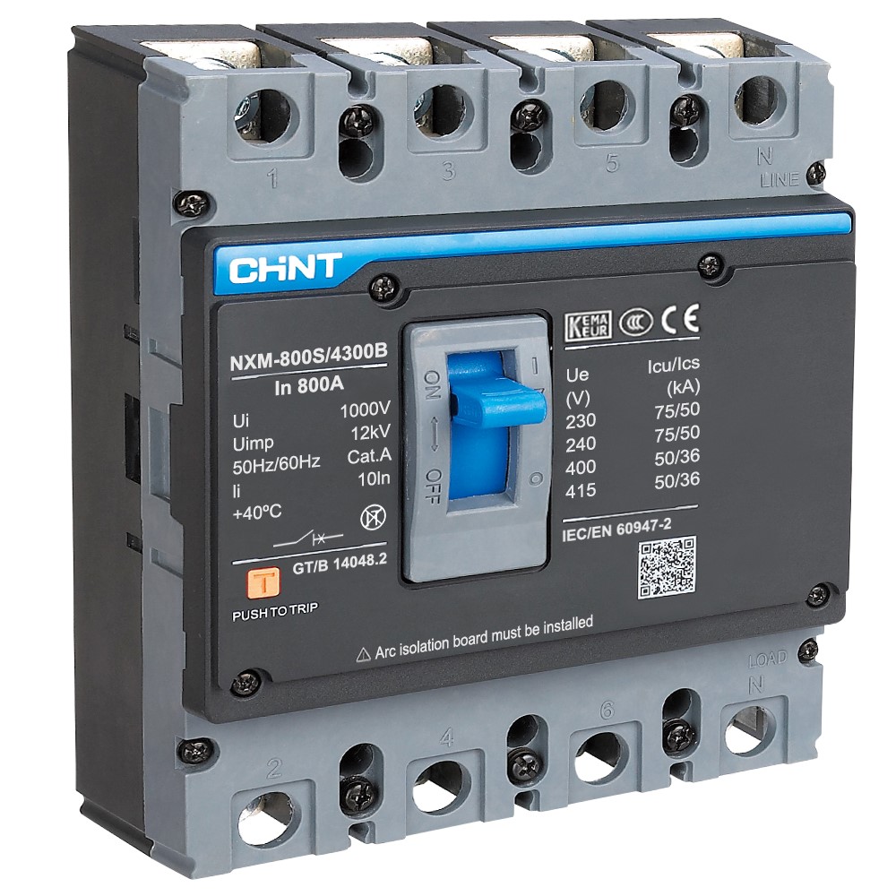 CHINT MCCB 800A 4P 60KA - Alpha Volts