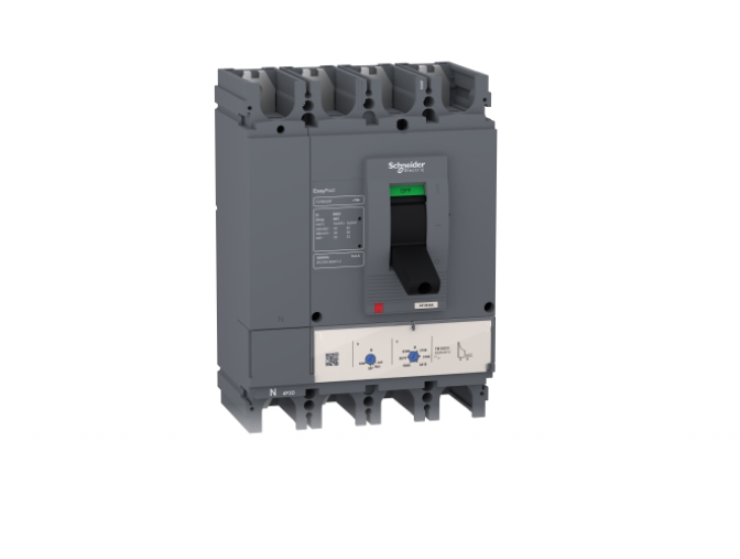 SCHNEIDER 4P 50KA MCCB ADJUSTERBLE TYPE CVS 400/600A - Alpha Volts