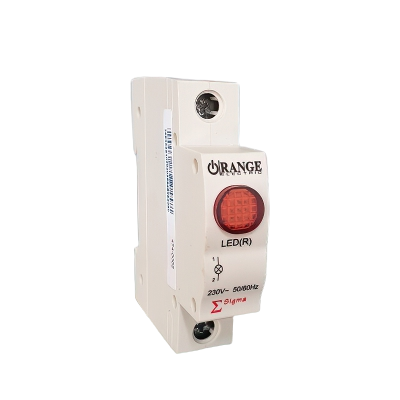 ORANGE SIGMA MCB TYPE INDICATOR RED/BLUE/YELLOW - Alpha Volts